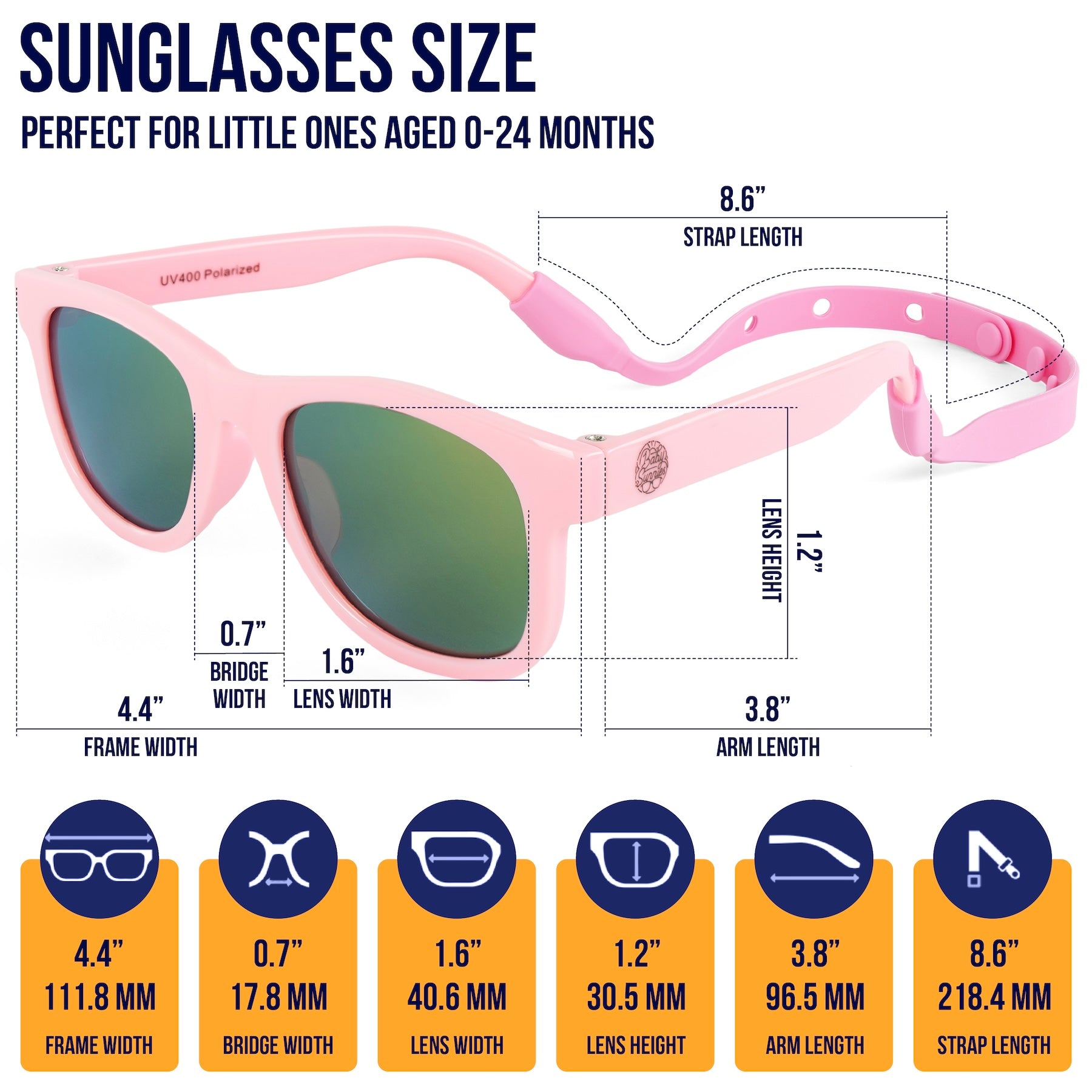 Baby Sunnies South Africa | Flexible Polarised Kids & Baby Sunglasses
